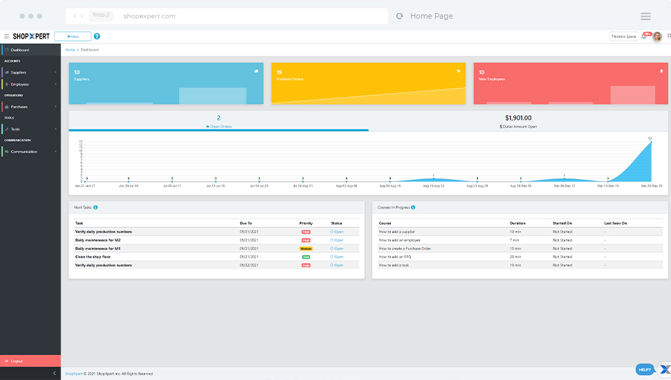 ShopXpert - Job Shop Manufacturing & Management Software
