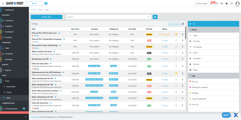 ERP Software for Manufacturing Businesses - ShopXpert
